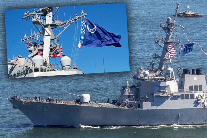 The Destroyer USS Paul Hamilton Came Home Flying a Crescent Moon Flag ...