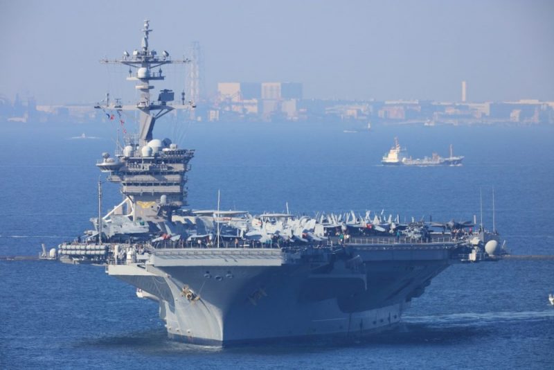 San Diego-Based USS Carl Vinson Part of 4-Carrier Force in Exercise